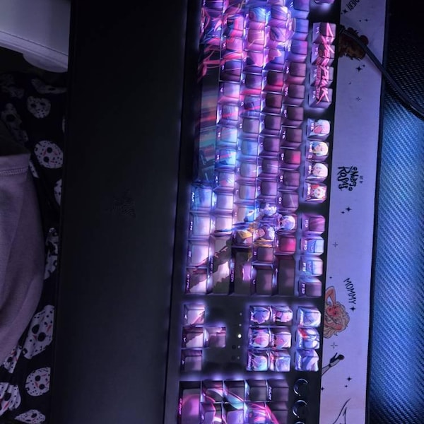 Programmer Style Keycap Set, 148 Keys PBT Cherry Profile, Mechanical ...