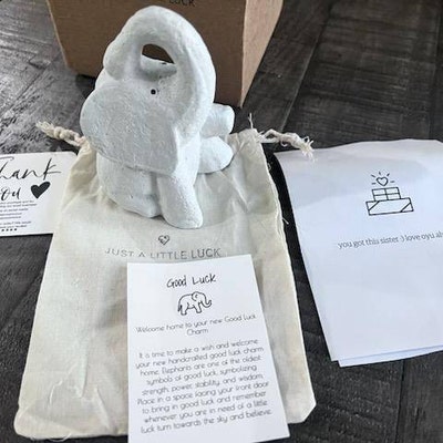 Gold Concrete Good Luck Charm Set for Luck and Wealth Lucky - Etsy