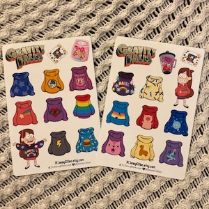 Lumpy Space Princess Inspired Sticker Sheet. Illustration, Planner ...