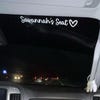 Girlfriends Name Seat Sticker for Car, Girlfriend Vinyl Name Decal ...