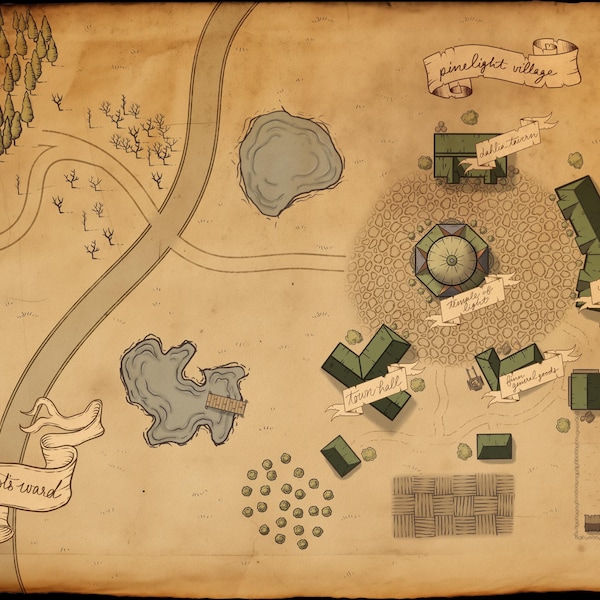 Fantasy Map Icons Volume 2 for Procreate and Photoshop, Map Symbol ...