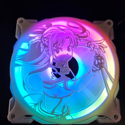Rounded Sakura Flower PC Fan Shroud/ Grill /cover 120mm, 140 Mm Two ...