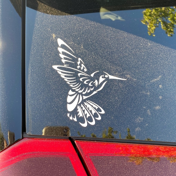 Hummingbird Vinyl Decal: Car, Tumbler, or Wall Sticker - Etsy