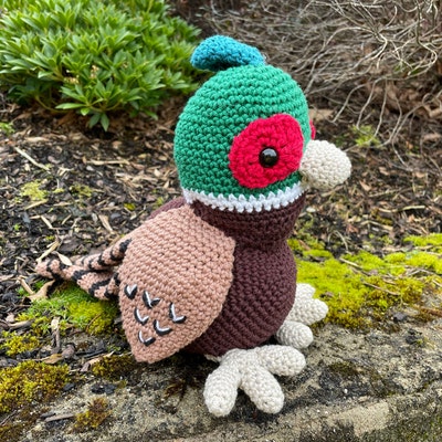 Phillip the Pheasant Bird Crochet Amigurumi Pattern PDF - Etsy UK