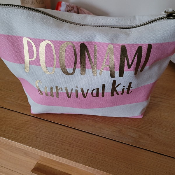 Poonami Survival Kit: Baby Change Bag With Vest, New Mum, Baby Shower ...