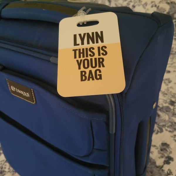 Personal Initials Luggage Bag Tags, Personalized Travel Accessories ...