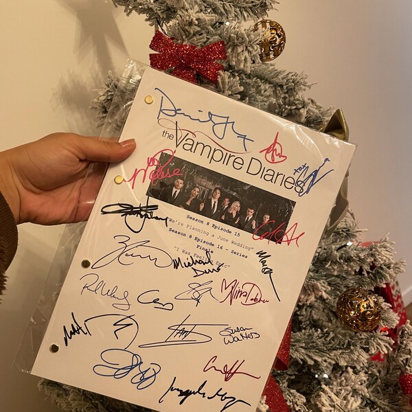 Criminal Minds TV Pilot Script Screenplay With Signatures Autograph ...