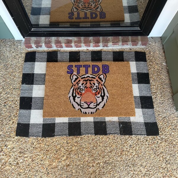 What a Friend We Have in Jesus Doormat | White Bow Coquette Faith Mat ...