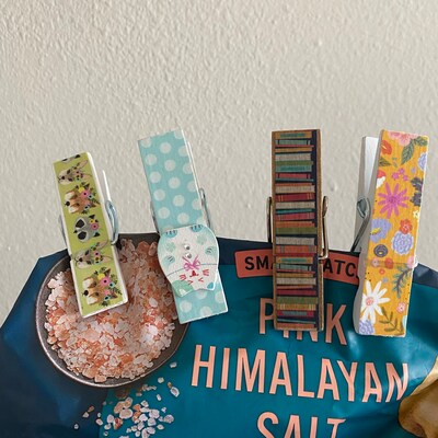 NEW Bumble Bee Trio Wood Clothespin Chip Clips - Etsy