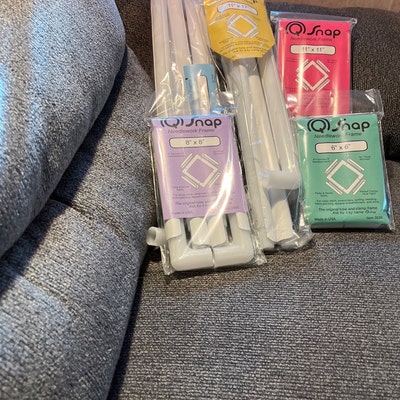 Q-snap Plastic Needlework Frame 6/8/11/17, Q Snap Frame for Embroidery ...