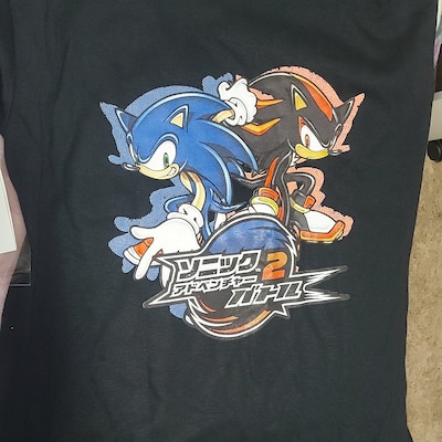 Hedgehog Japanese Shirt, Sonic Adventure 2, Dreamcast Japanese ...