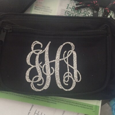 Monogrammed Neon Fanny Pack. Great for Sorority, Big/little, Vacations ...