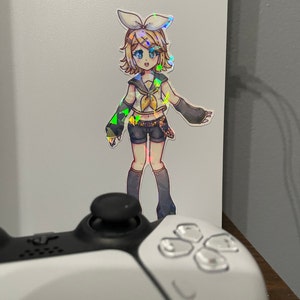 Vocaloid Kagamine Rin and Kagamine Len Holographic and Vinyl Stickers ...