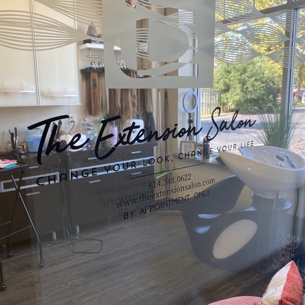 Custom Vinyl Storefront Business Vinyl Decal Sticker - Personalized ...