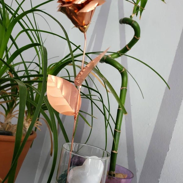 7 Flower Long Pure COPPER Lotus Flower Sun Catcher Rain Chain Handmade ...