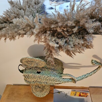 Wicker Elephant Head - Etsy