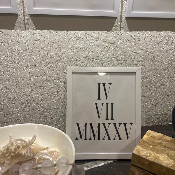 Custom Calligraphy Print Framed, Unframed, Postcard, Printable ...