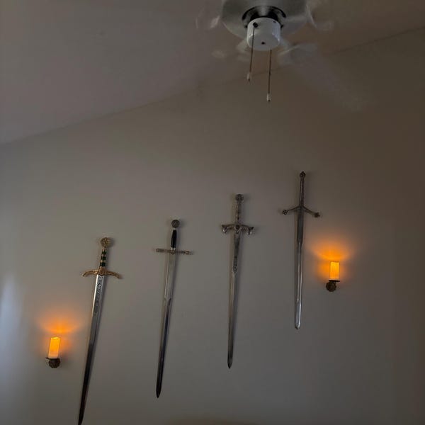 Wall Sconce Flourish LED Candle Holders - Etsy
