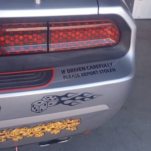 NOTICE Funny Bumper Sticker Vinyl Decal Sticker Humour Joke Prank ...