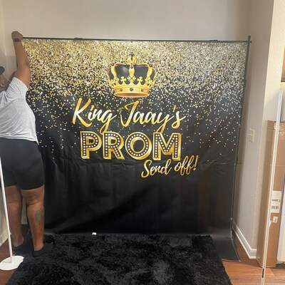 Prom Backdrop Banner, Senior Prom Step and Repeat, Prom Party Backdrop ...