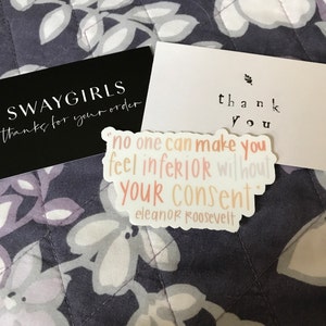 Encouraging & Inspirational Quotes Waterproof Vinyl Stickers No One Can ...