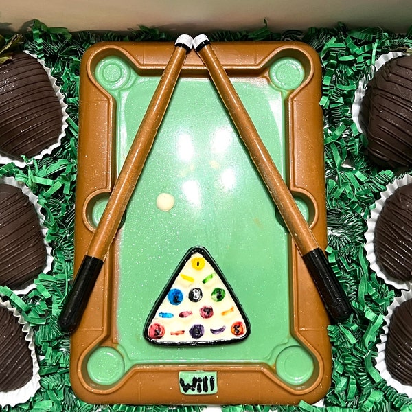 M120 Chocolate Novelty Mold - Billiards Table - Etsy