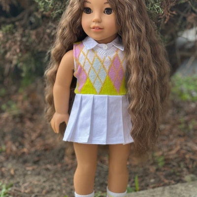 OOAK Custom American Girl Doll Brittany Auburn Red Hair Blue Eyes Light ...