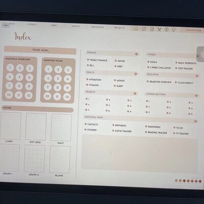 2022 2023 Digital Goodnotes Planner, Notability Planner, iPad Planner ...