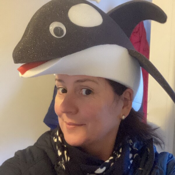 Foam Party Hats Killer Whale Hat - Orca Party Hat - Nautical Decor Hat ...