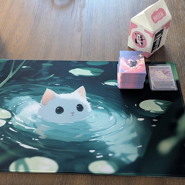 Scenic Art Trees and Sun Playmat High Quality and Detailed Art Playmat ...