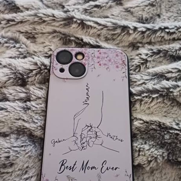 Personalized Mom Phone Case With Kids Names, Christmas Gift for Mum ...