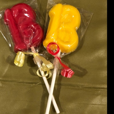 13th CHOCOLATE LOLLIPOPS12 Count13th Birthday Party13 Birthday Favor13 ...