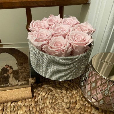 Preserved PEONIES in a Crystal Box Forever PEONIES Infinity PEONIES ...