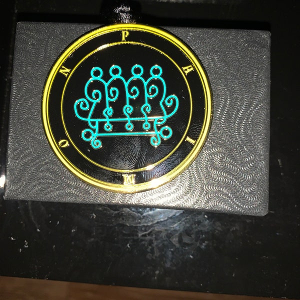 Paimon Sigil Necklace // Ars Goetia Demon Seal // Lesser Key of Solomon ...