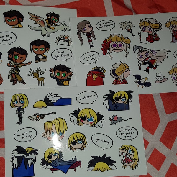 FE3H Meme Sticker Sheets / Magnets - Dimitri, Claude, Edelgard - Etsy