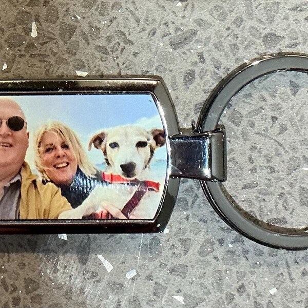 Personalised Keyring, Photo Keychain, Customized With Any Picture ...