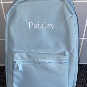 Personalised Kids Backpack Embroidered With Name Initials - Etsy UK