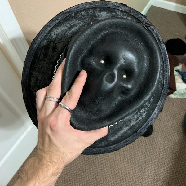 Vintage Rare Custom Open Crown Hat,high Bowler Western Cowboy ...