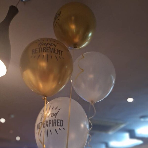 Engagement Balloons Gold & Cream, Engaged Balloons, Engagement Party ...