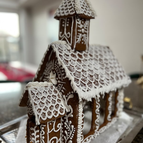 Church [gingerbread Template] - Etsy