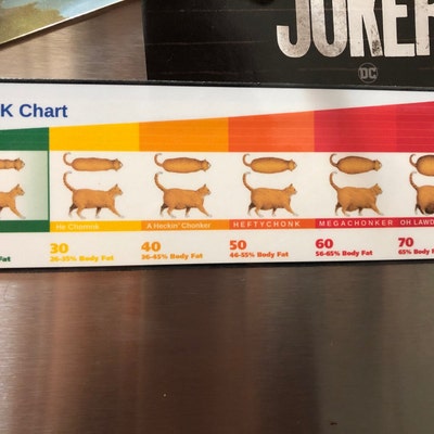 Chonk Chart Vinyl Sticker or Magnet Laptop Stickers MacBook Stickers ...