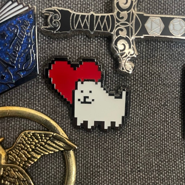 Annoying Dog Undertale Enamel Pin - Etsy