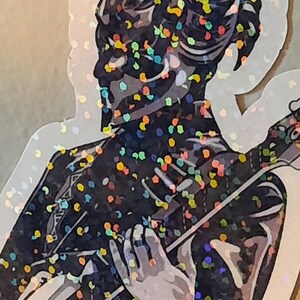 Boxing Papa IV Holographic Vinyl Sticker - Etsy