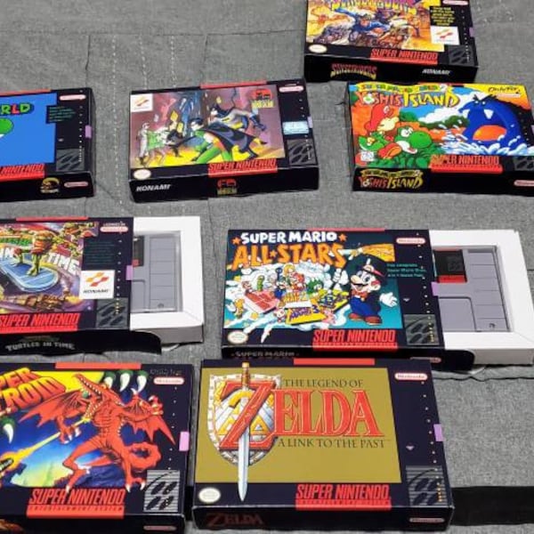 Super Mario World Replacement Box Super Nintendo SNES Highest Quality ...