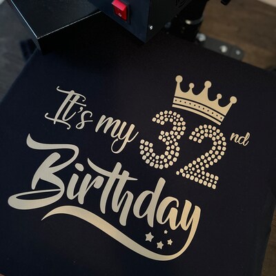 It's My 32nd Birthday SVG 32 Birthday Girl Svg My 32nd - Etsy