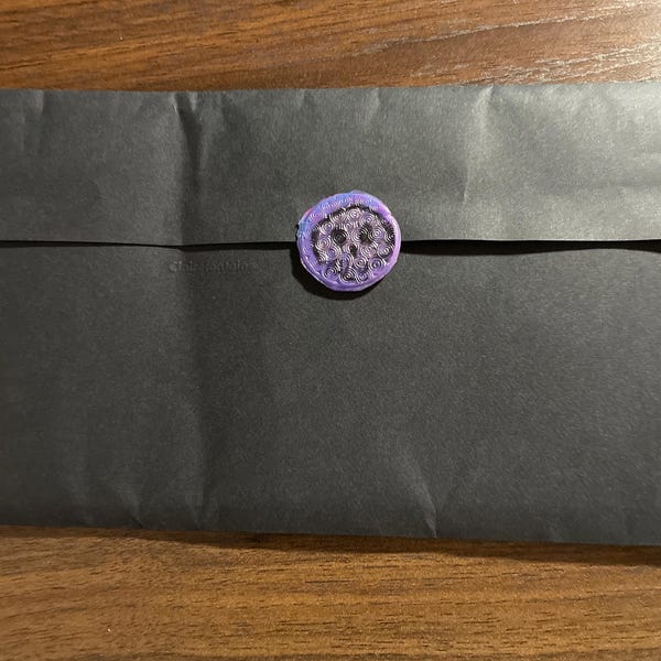 SPECIALIST: Letter Inspired by Papa Emeritus IV - Etsy