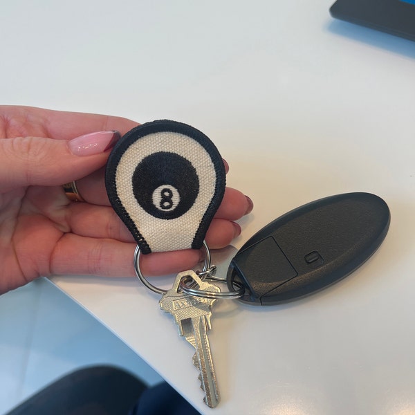 Patch Keychain - 8 Ball - Etsy