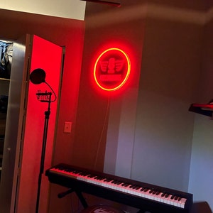 Led Wall Clock, Wall Clock Light Up, Wall Clock Unique With Numbers ...