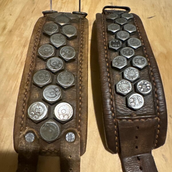 Leather Ethnic Bracelet - Post Apocalyptic Wristlet - Wasteland ...