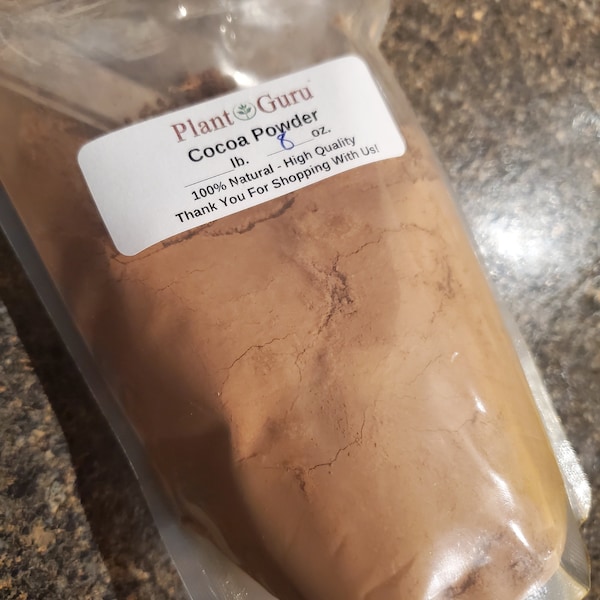 Raw Cacao / Cocoa Powder 100% Raw Chocolate Arriba Nacional Bean 1 Oz ...